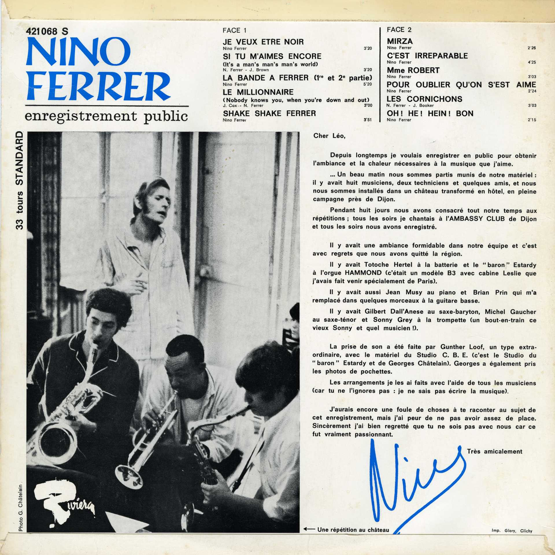 Nino Ferrer - Le site officiel - Albums